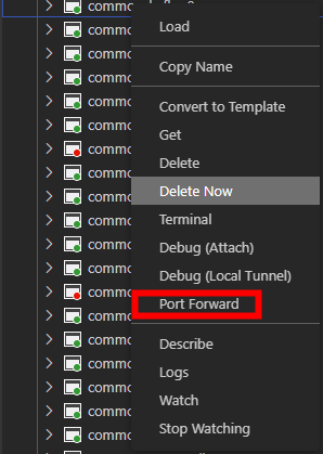 When I use the "port-forward" functions of "pods" or "service", I get an error · Issue #1108 ...