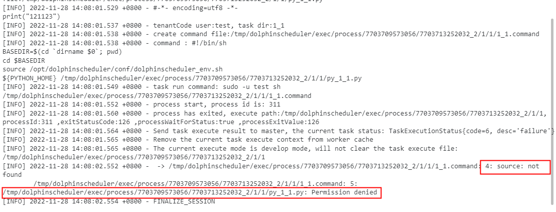 [Bug] [dolphinscheduler-service] Python Task execute ERROR · Issue #13020 · apache ...