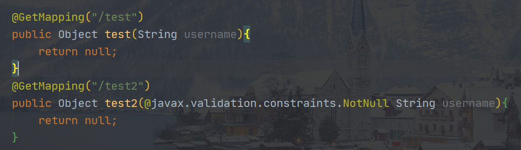 When using javax.validation.constraints annotation on method parameters，the parameter is ...
