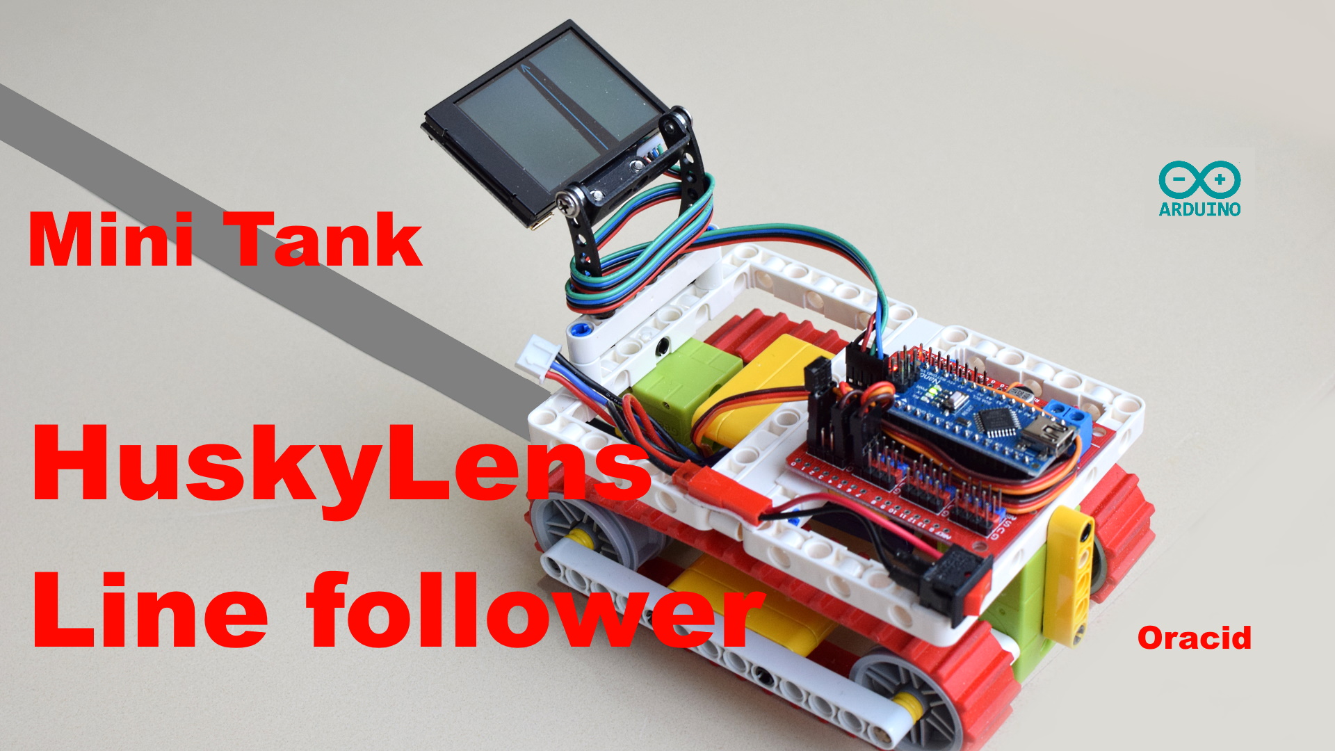 GitHub - oracid/Mini-Tank-HuskyLens-Line-follower: How to make a very ...