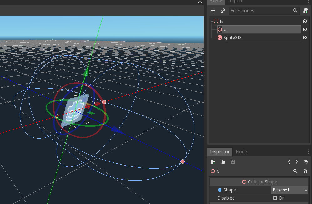 Cannot See Collision Shapes Of Areas Bodies Instanced In Other Scenes In The Editor · Issue