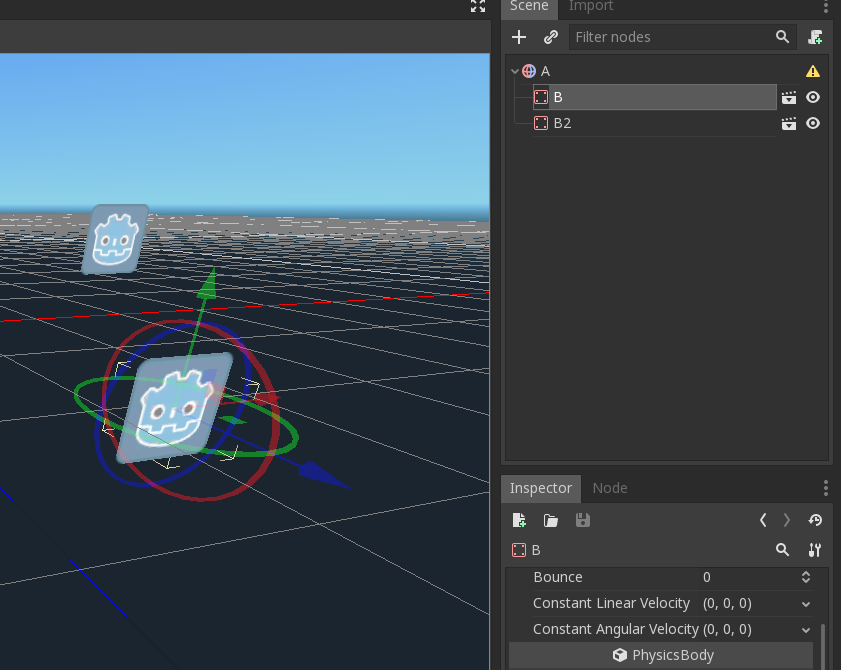 Cannot see collision shapes of areas/bodies instanced in other scenes ...