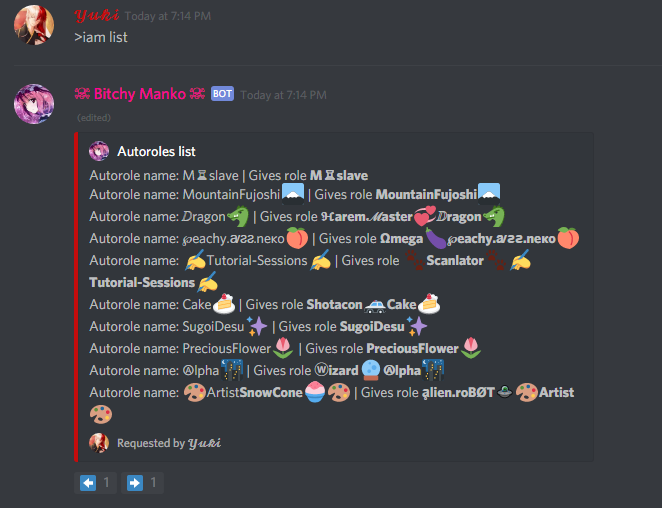 >iam list not working properly · Issue #111 · Mantaro/MantaroBot · GitHub