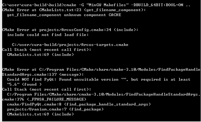why is the problem · Issue #160 · Ultimaker/cura-build · GitHub