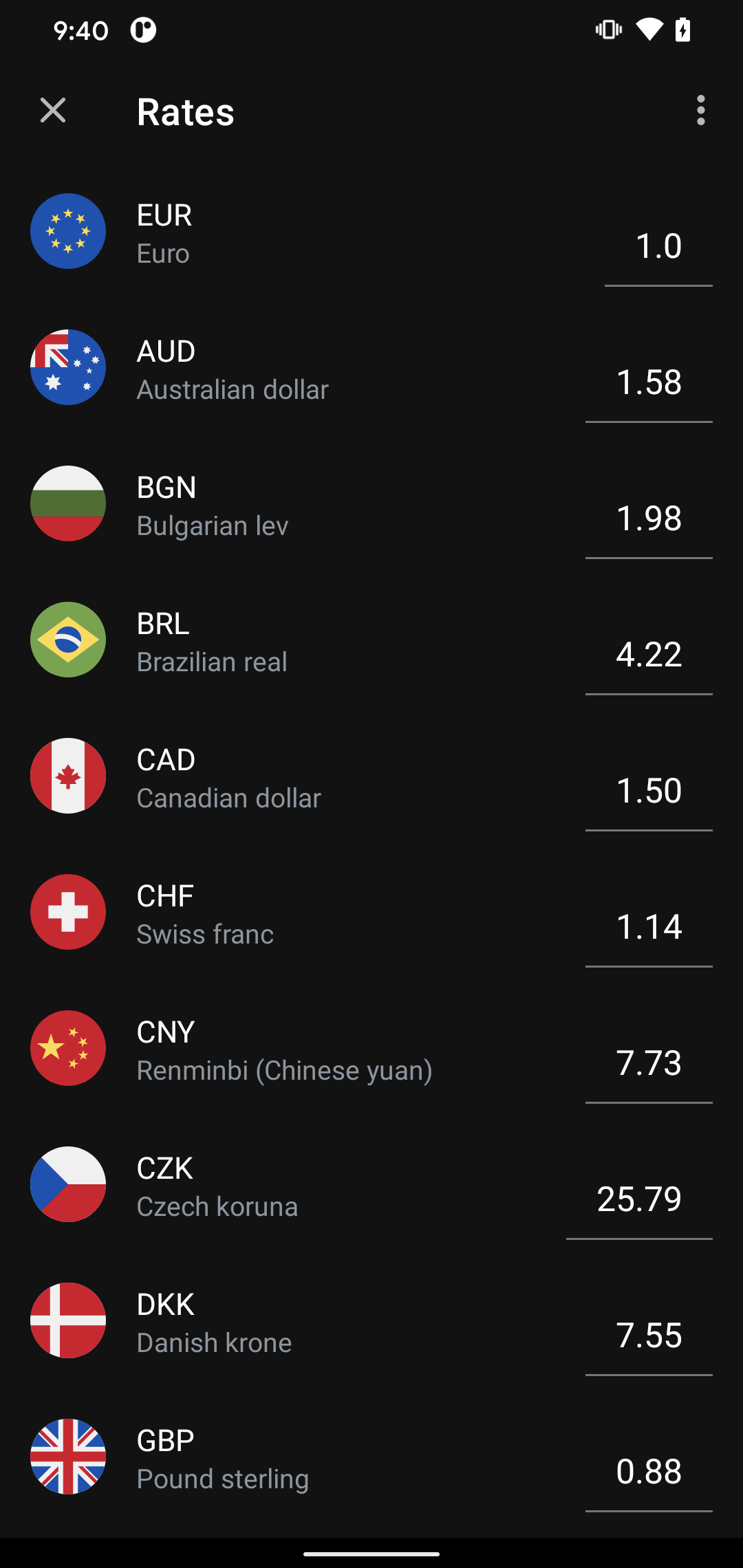 GitHub - CsiszerTamas/CurrencyConverter: Currency Converter - Android ...