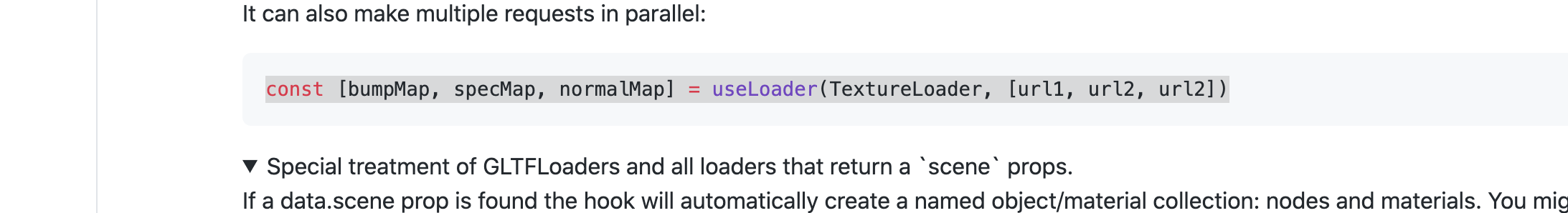 Useloader Parallel Typescript Support · Issue 810 · Pmndrs React Three Fiber · Github
