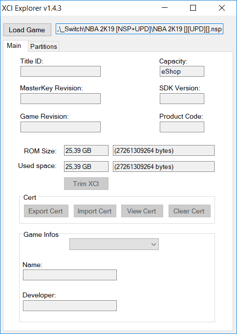no infos with some Update NSP files · Issue #27 · StudentBlake/XCI-Explorer · GitHub
