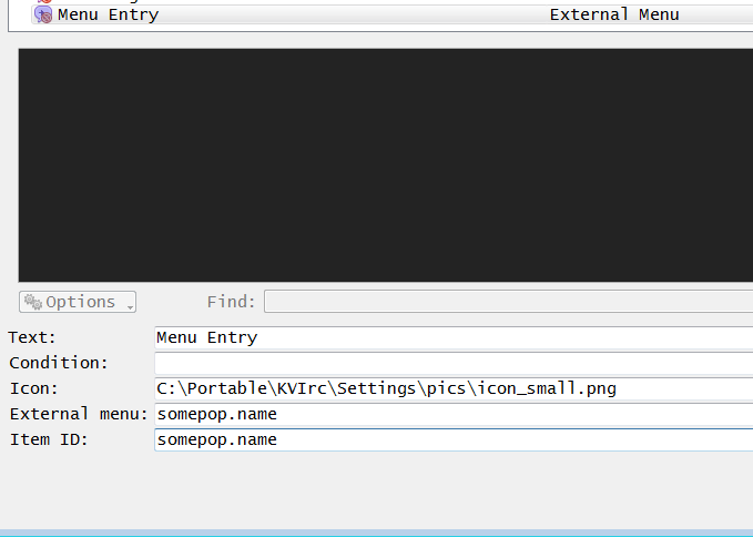 Windows: Path to custom icon popup entry with single slash OK until context menu called. · Issue ...