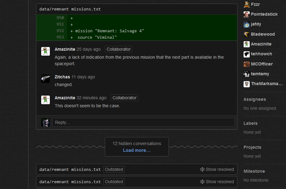 Review comment has white background w/ Refined Github · Issue #809 · StylishThemes/GitHub-Dark ...