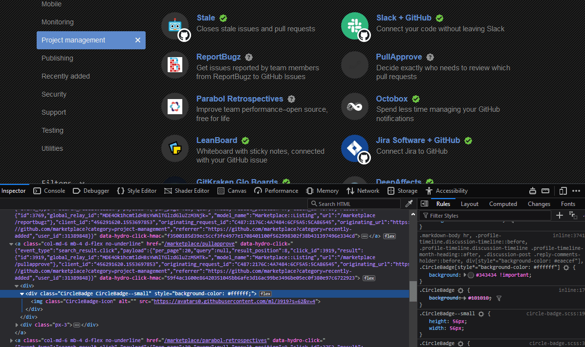 Some headers are grey in the marketplace · Issue #852 · StylishThemes/GitHub-Dark · GitHub