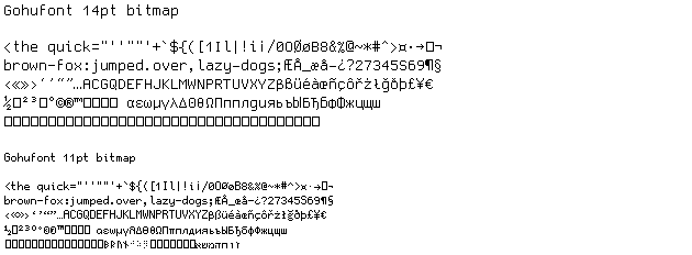 Non-latin characters of bitmap font displayed incorrectly · Issue #2009 ...