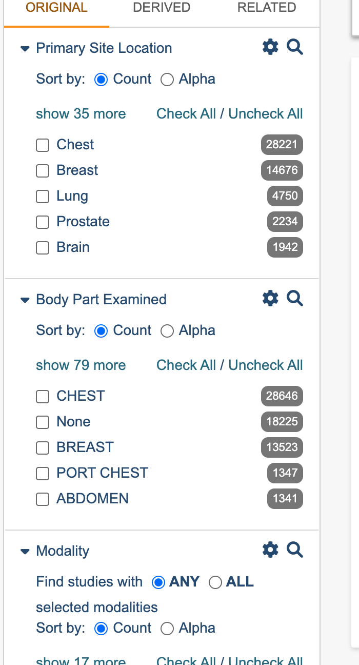 Add "cancer type" to the portal search panel · Issue #1183 · ImagingDataCommons/IDC-WebApp · GitHub