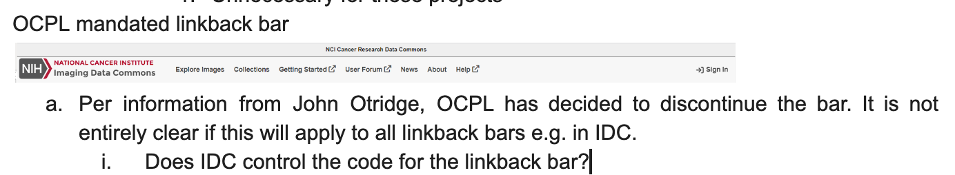 Remove CRDC bar on top of the portal · Issue #1230 · ImagingDataCommons/IDC-WebApp · GitHub