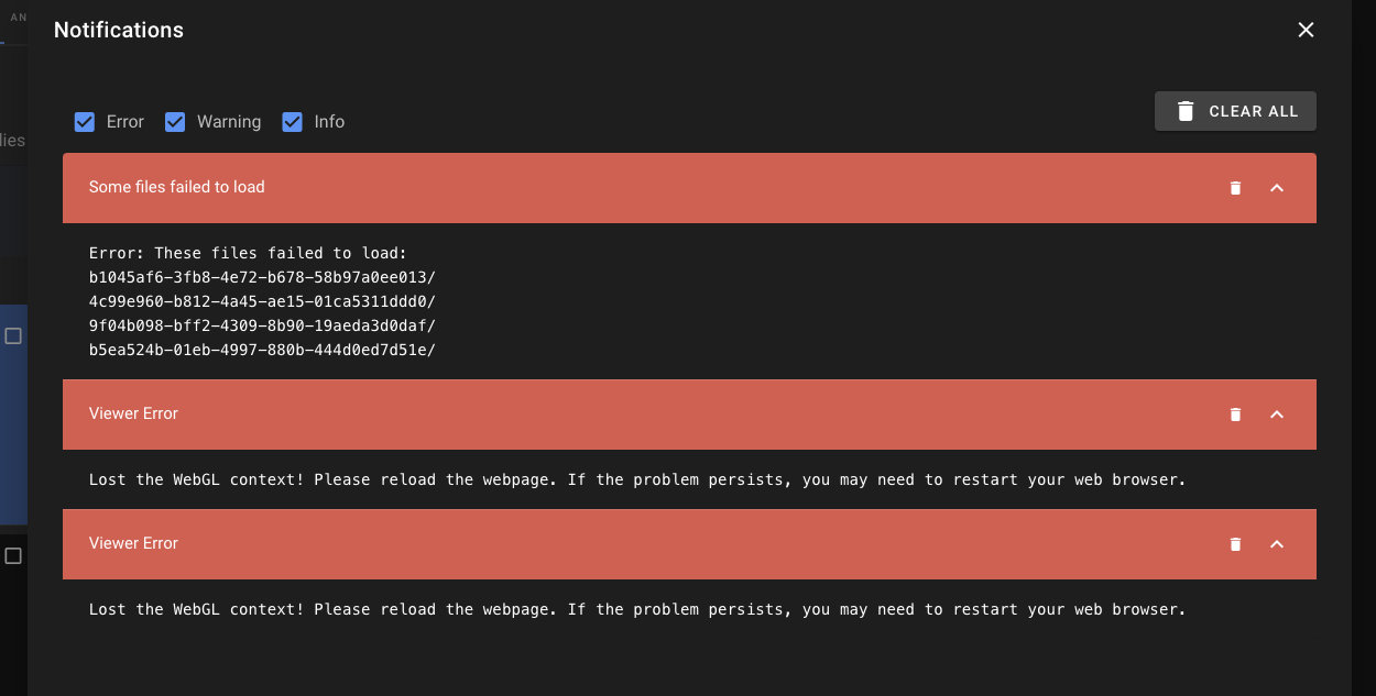 Error Notification Details Text Is Not Possible To Select · Issue 491 · Kitwarevolview · Github