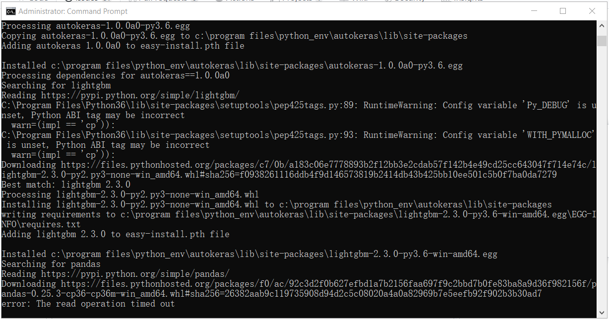 can't install autokeras · Issue #844 · keras-team/autokeras · GitHub