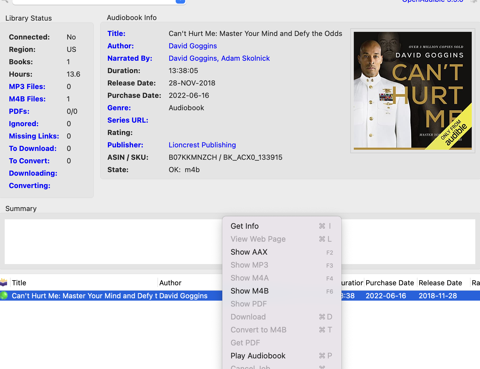 Unable To Convert Aax To Mp3 Via Openaudible Premium · Issue 961 · Openaudible Openaudible