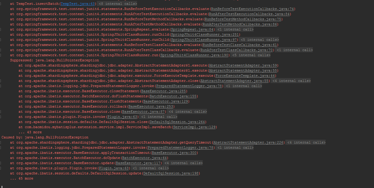 when using EncryptPreparedStatement to savebatch occours error · Issue #2923 · apache ...