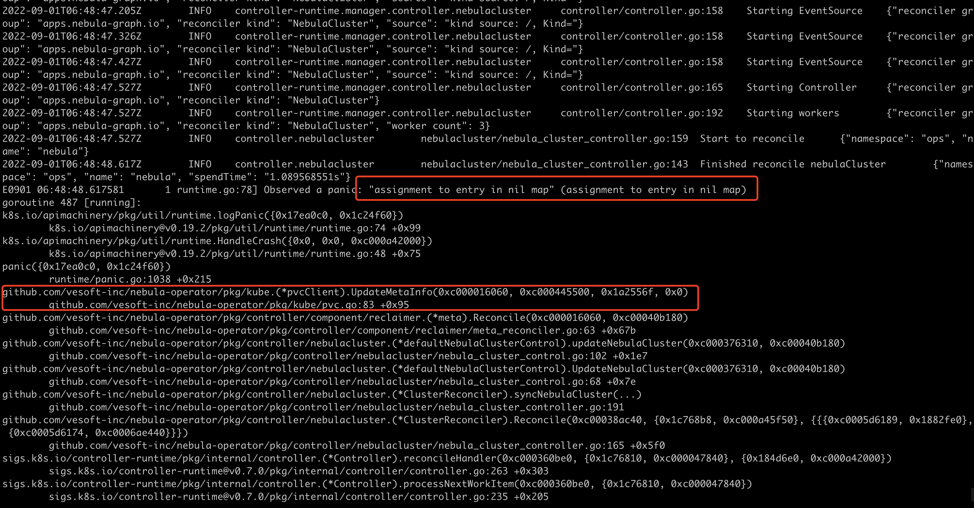 PVC has no label, and the operator cannot be started successfully · Issue #149 · vesoft-inc ...