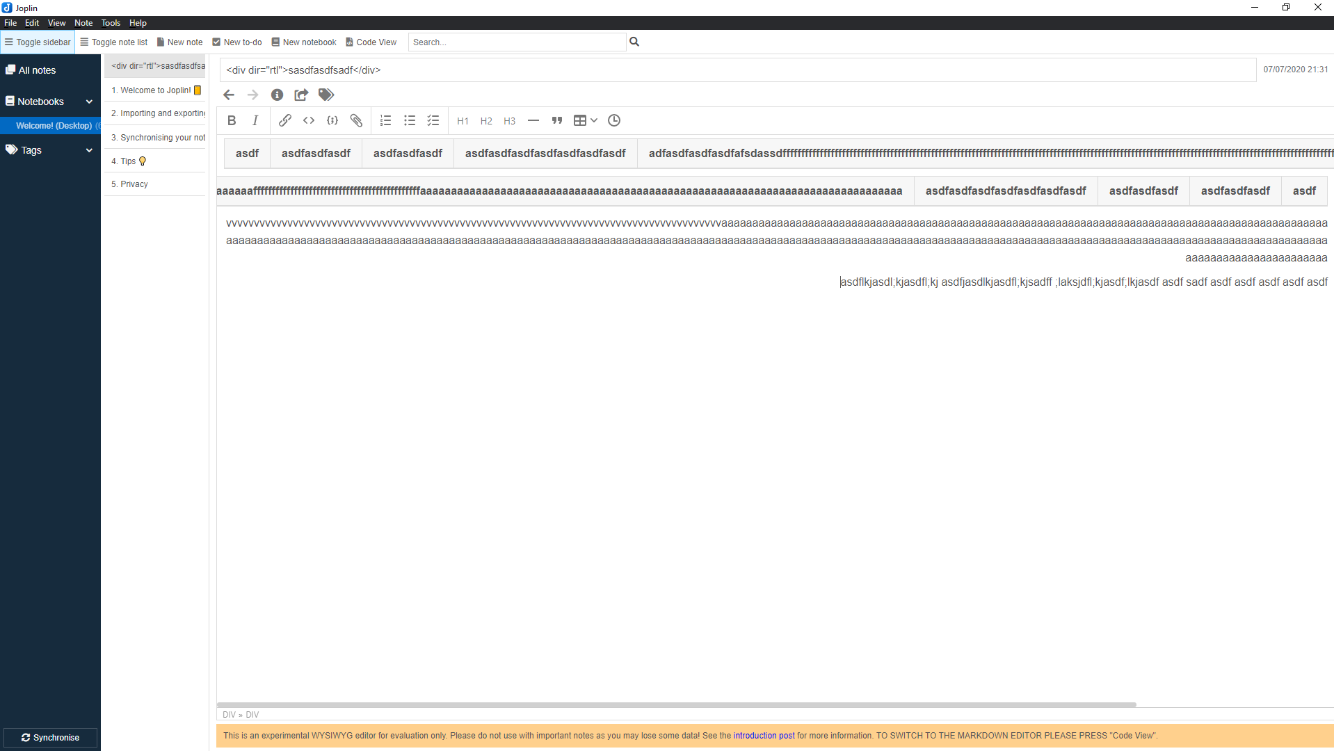 Viewer can't scroll left, to the end of a right-aligned wide table · Issue #3452 · laurent22 ...