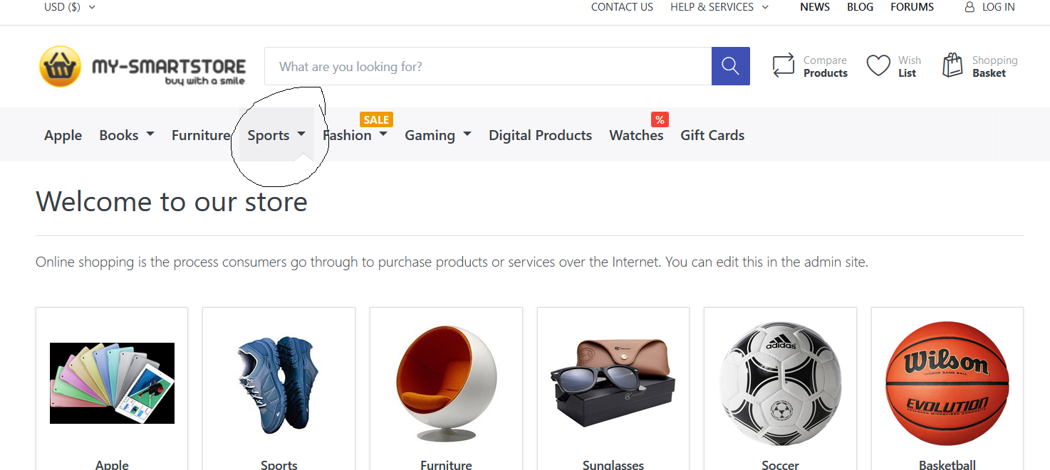sub menu will not be displayed · Issue #1384 · smartstore/SmartStoreNET · GitHub