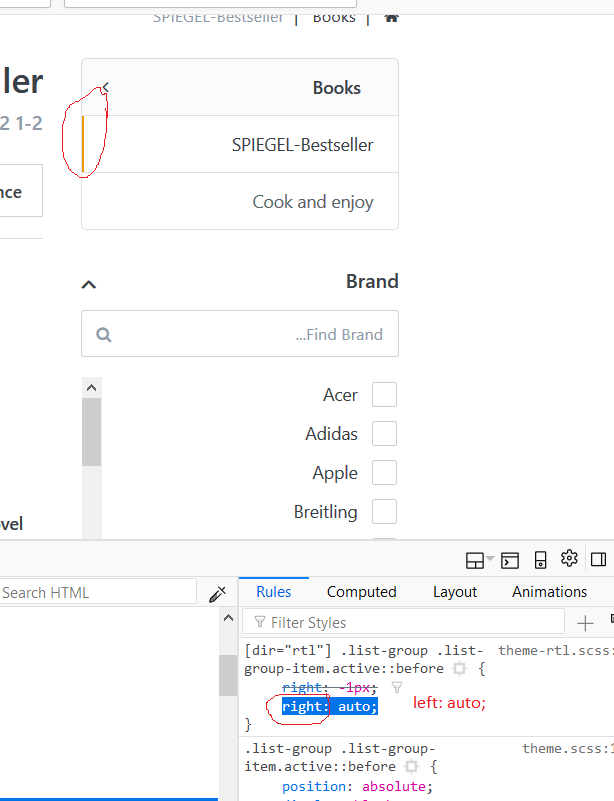 RTL: catmenu active item in left · Issue #1405 · smartstore/SmartStoreNET · GitHub