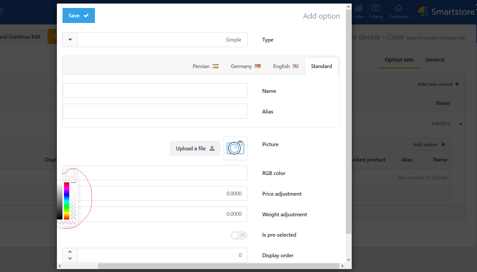 RTL: admin pupop colorpicker out of sight · Issue #1440 · smartstore/SmartStoreNET · GitHub