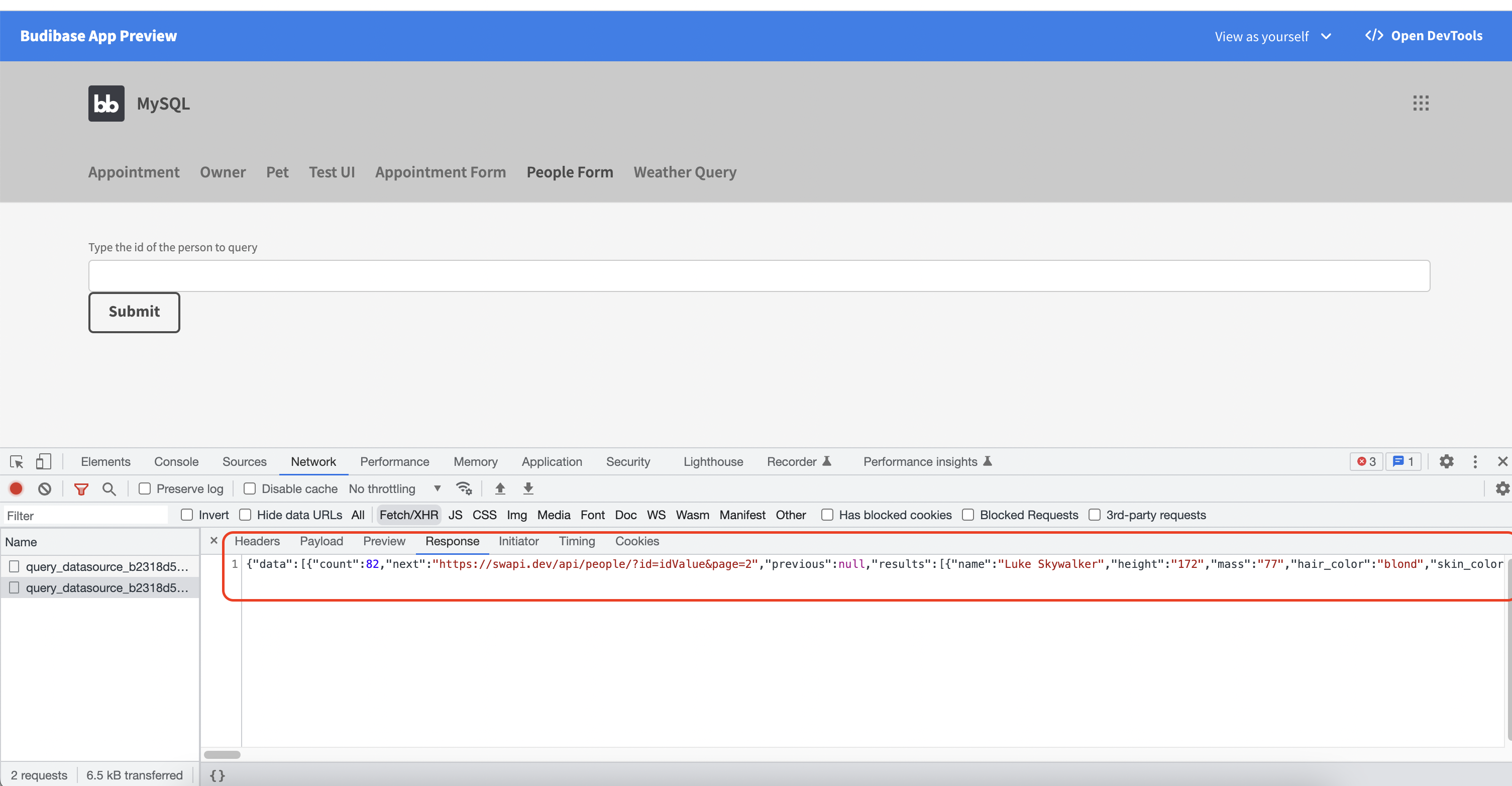 Get API call result Displayed on a Budibase Form · Budibase budibase · Discussion #9315 · GitHub