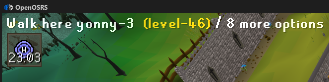 Top left menu option text is affected by skybox color · Issue #2092 · open-osrs/runelite · GitHub