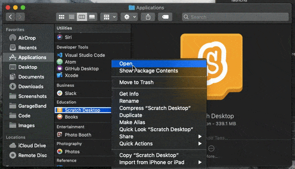 Scratch Desktop - Application helper uses a lot of memory (Only checked ...
