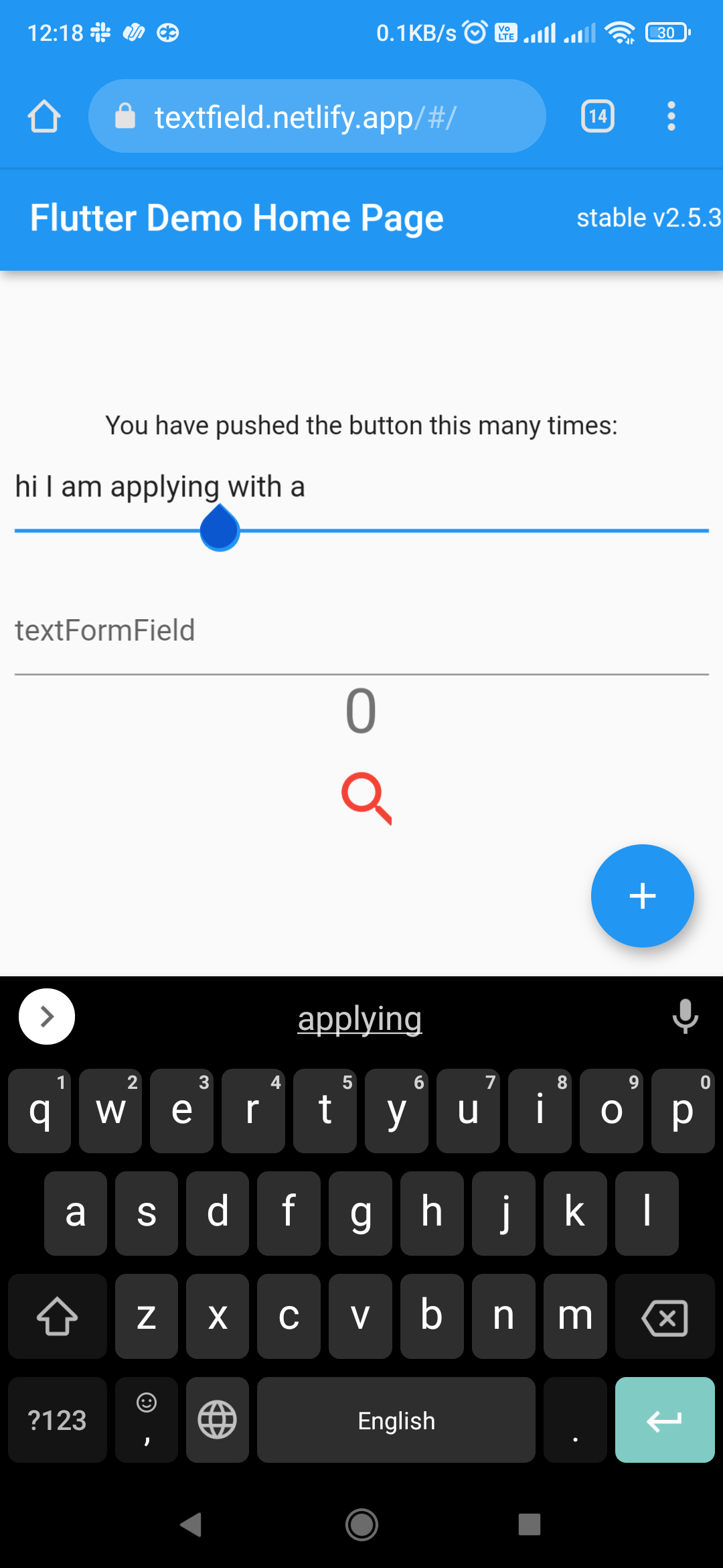 [Web] Android textfield selection shows two handles and sometimes subsequently changes selection ...