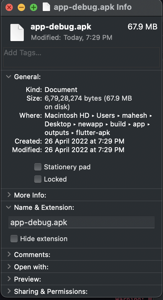 Flutter debug or release apk sizes increase after making new build · Issue #102500 · flutter ...