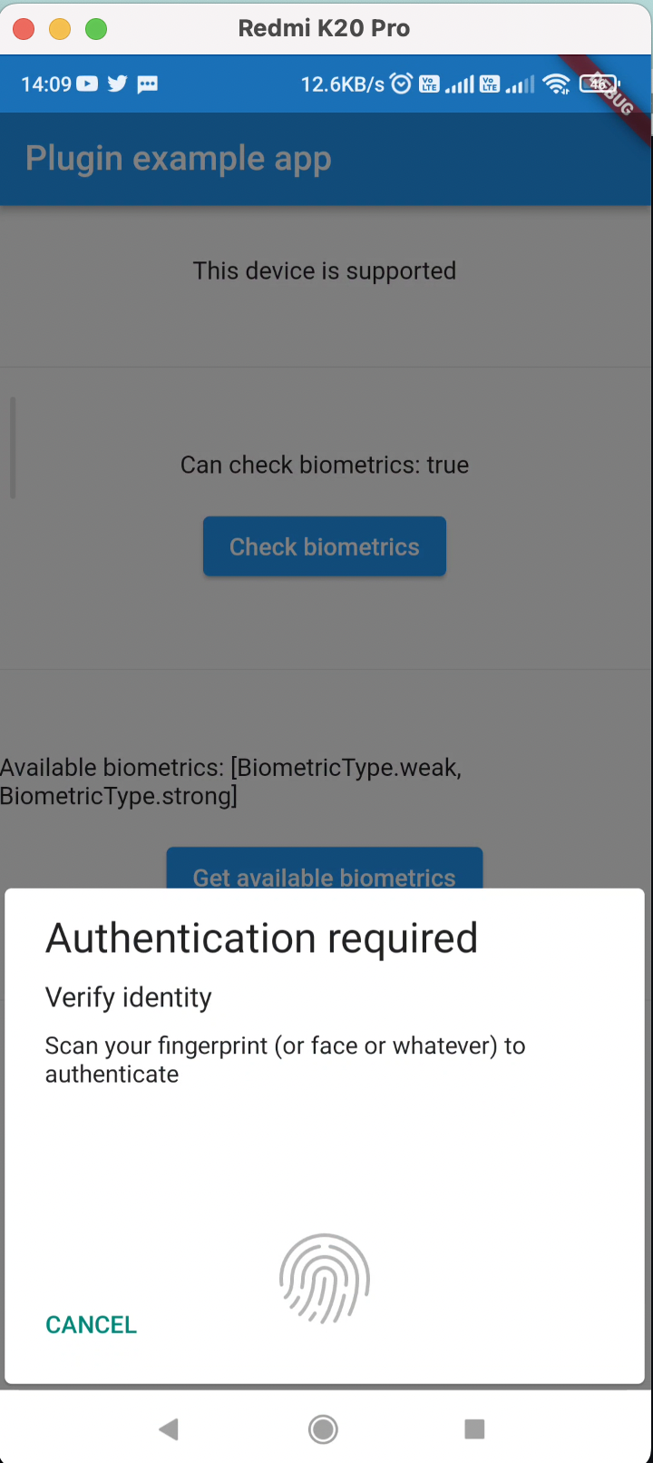 [local_auth] face authentication is not working in Android app when fingerprint Enrolled · Issue ...