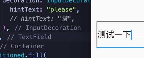 [TextField] When hintText is Chinese, content offset down.When hintText ...