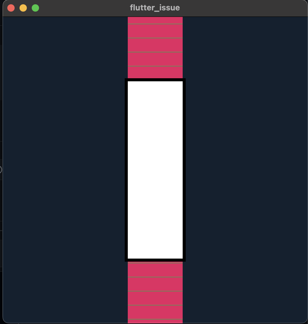 Ink widget decoration visible or/and renders outside the ListView boundary up to the cacheExtent ...