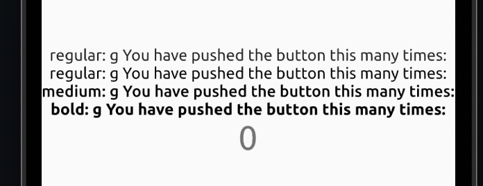 [PlatformViews] iOS fontweight renders incorrectly · Issue #70164 · flutter/flutter · GitHub