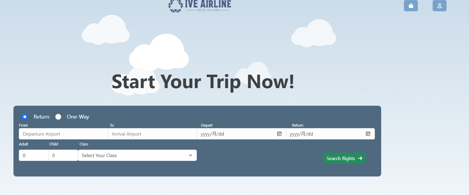 GitHub - SouirTommer/IVE_Airline: A airline ticket shopping website and achieve Human Computer ...