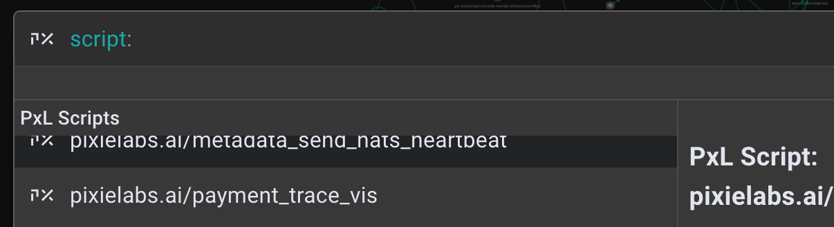 Keyboard scrolling in Command Palette can obscure results · Issue #1045 · pixie-io/pixie · GitHub