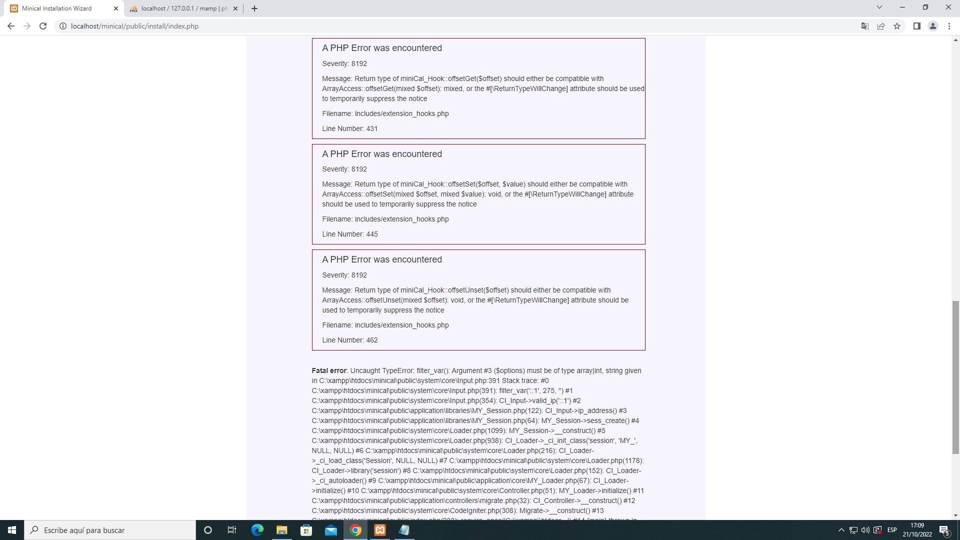 install problem · Issue #251 · minical/minical · GitHub
