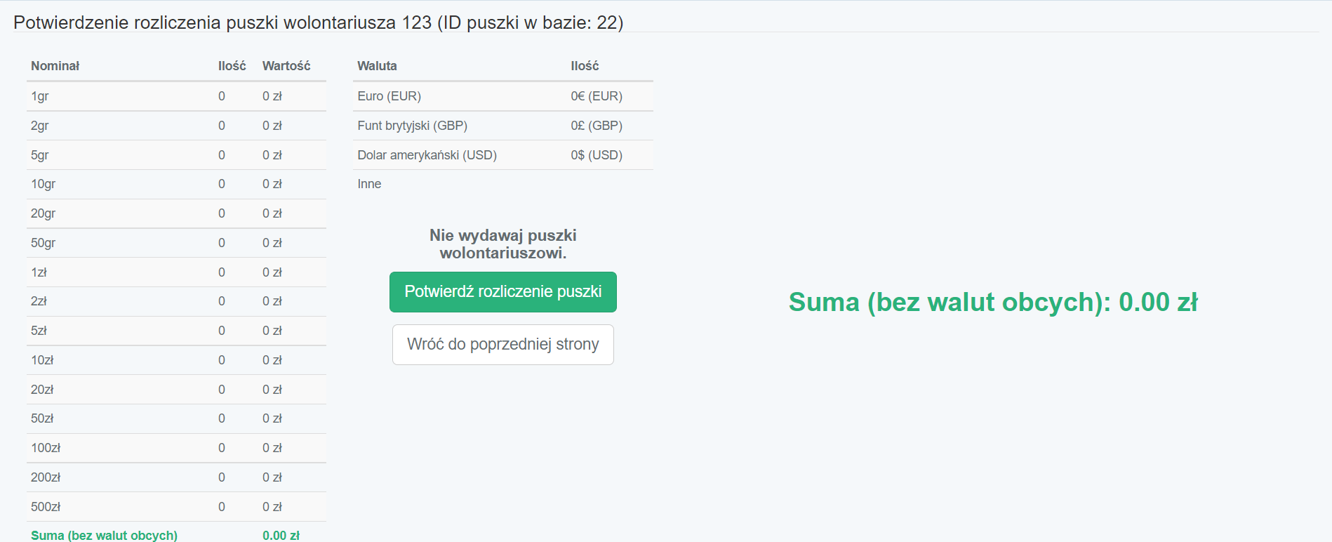 rozliczanie puszki: ekran 3 · Issue #75 · akai-org/wosp-puszki · GitHub
