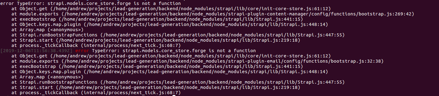 Infinite loading when creating entry after updating relationed model · Issue #4666 · strapi ...
