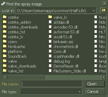 [Request] Adding an interface to select a custom spraypaint · Issue #2412 · ValveSoftware ...