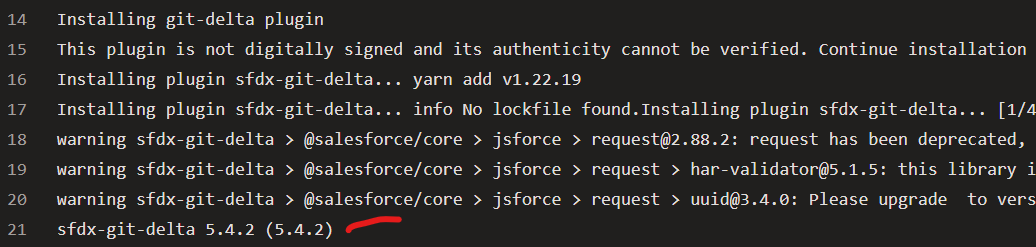 Typeerror Invalid Version 33104 App Version 550 · Issue 368 · Scolladonsfdx Git Delta 