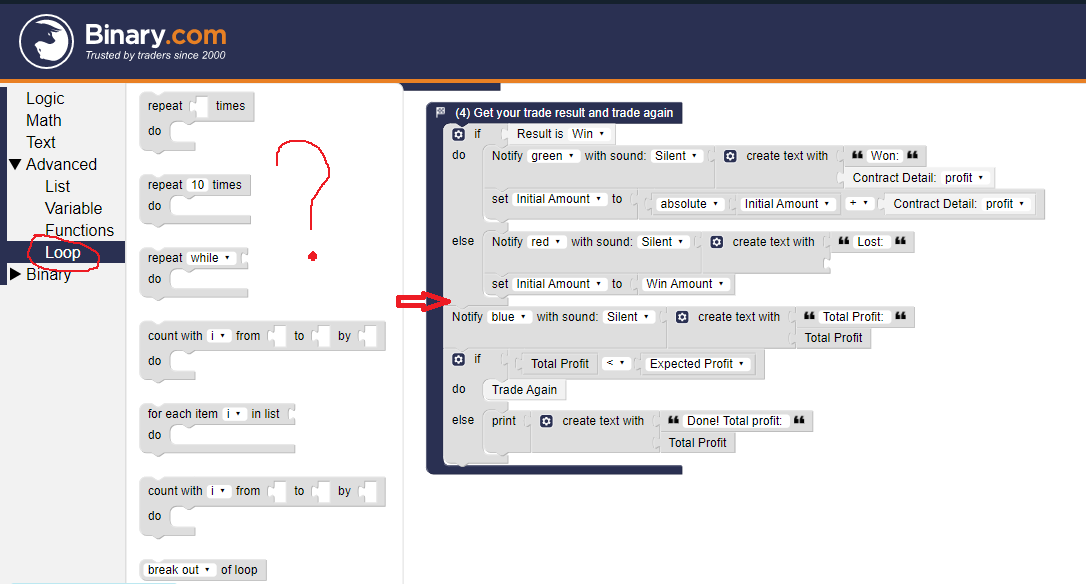 Loop after 3 Wins · Issue #396 · binary-com/binary-bot · GitHub