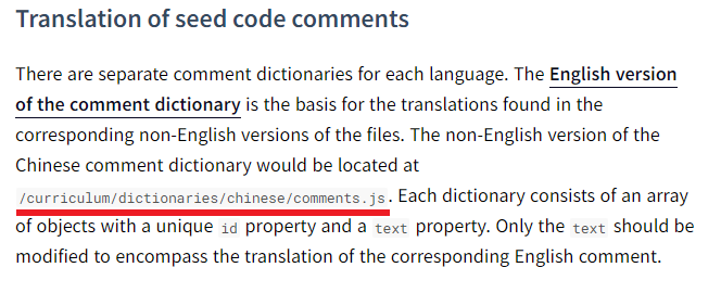 References to comment dictionary gives invalid link · Issue #48557 ...