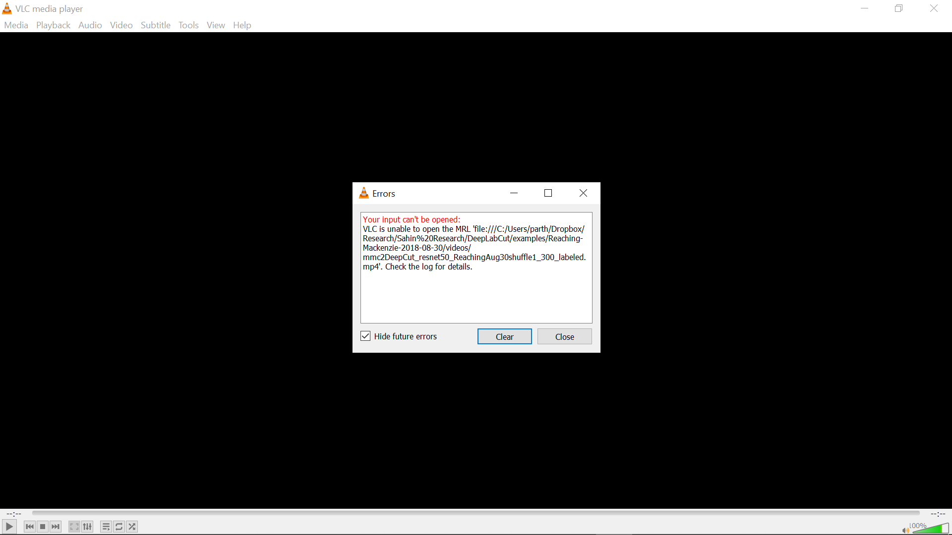 ZeroDivisionError/OpenCV Error Opening File during Demo Code · Issue #430 · DeepLabCut ...