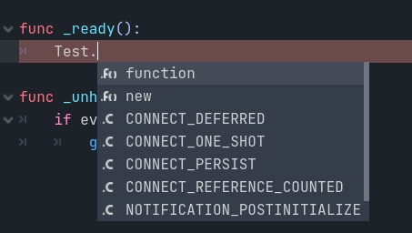 Static variables are not shown correctly in code hints · Issue #85046 · godotengine/godot · GitHub