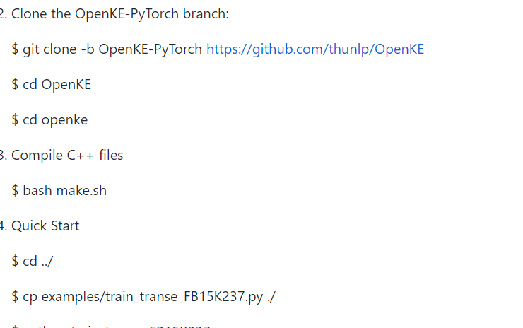 save follow your introduction and example · Issue #271 · thunlp/OpenKE · GitHub