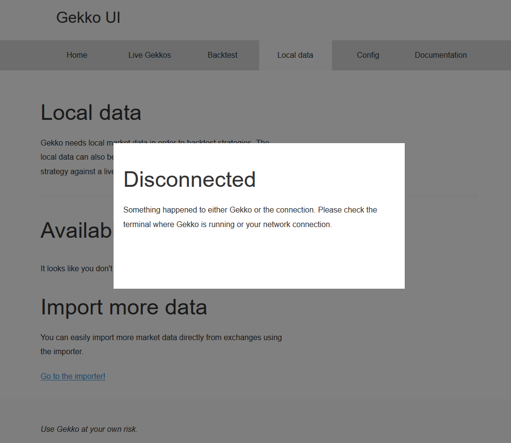 Gekko Constant Crashing Windows 10 using Bash · Issue #1050 · askmike/gekko · GitHub