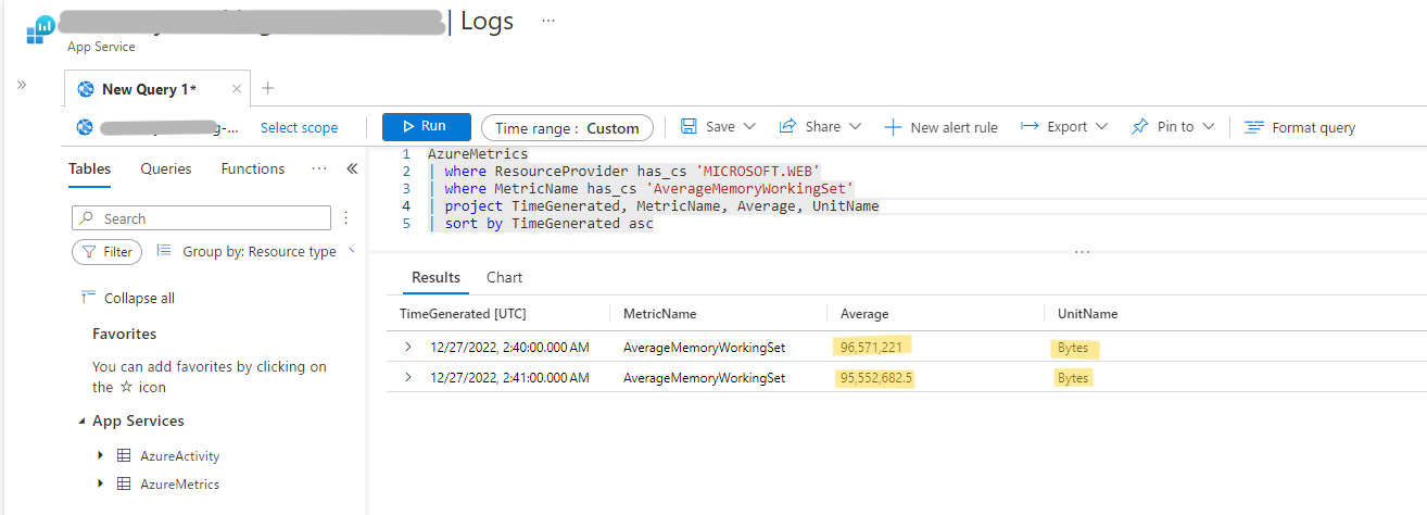 Misleading metric unit at Monitor apps in App Service · Issue #103202 · MicrosoftDocs/azure-docs ...