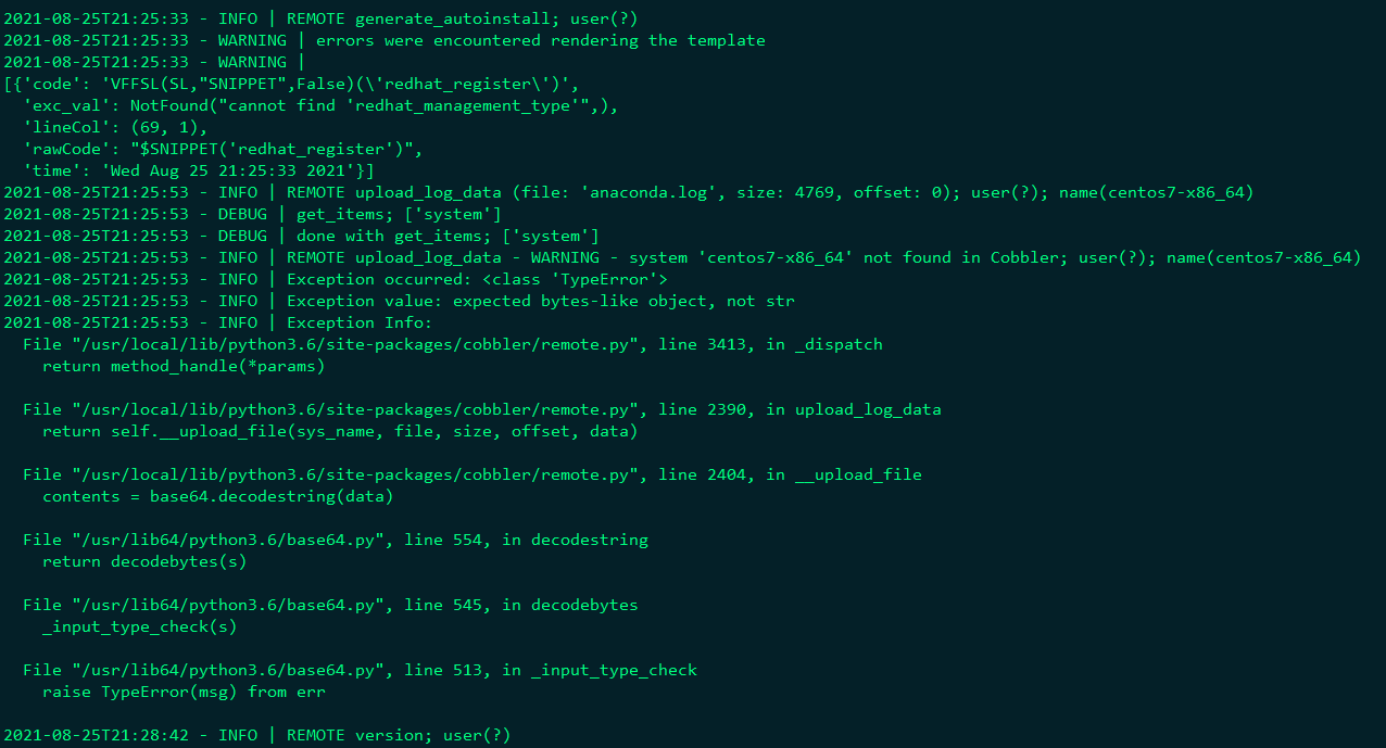 anamon is invalid · Issue #2762 · cobbler/cobbler · GitHub